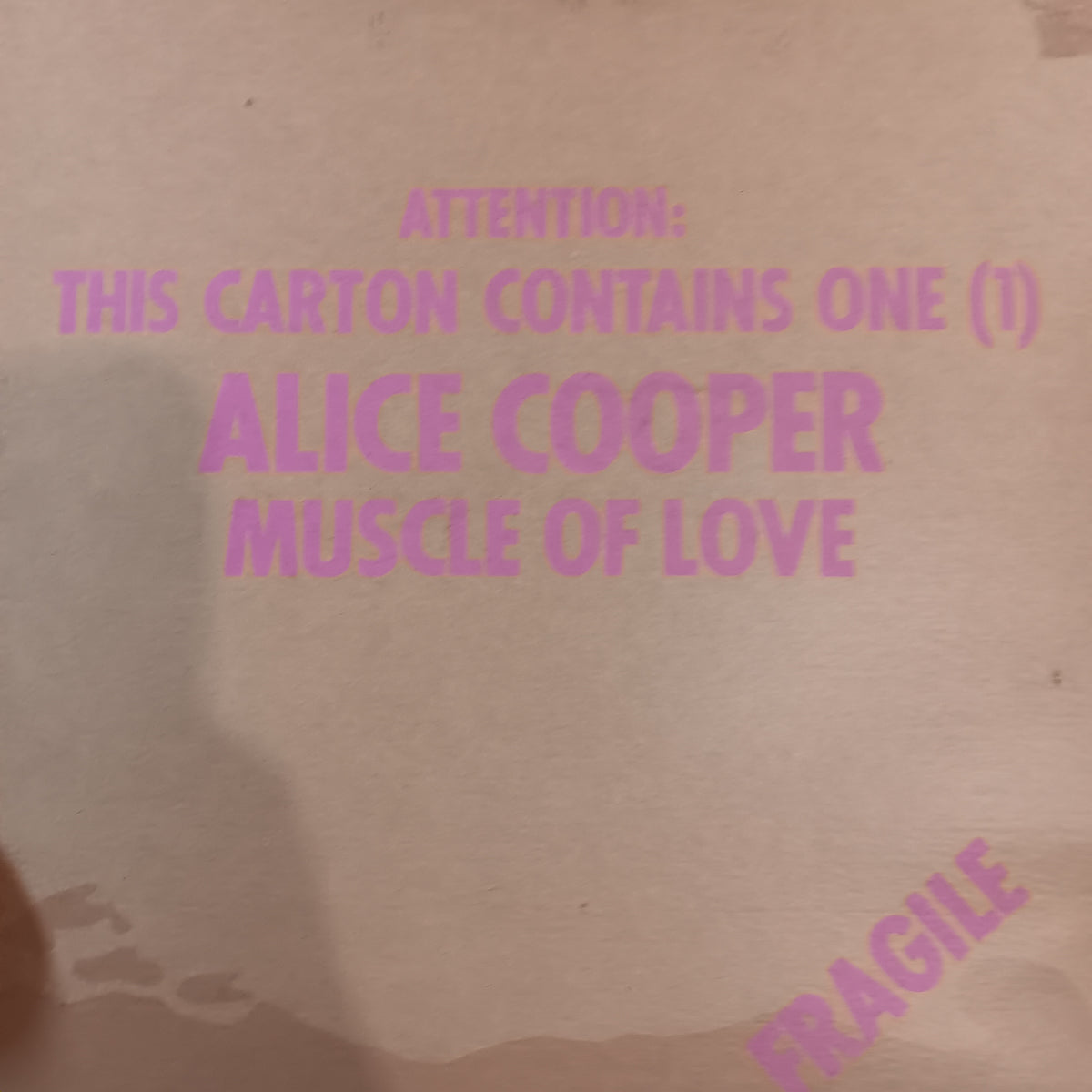 ALICE COOPER - MUSCLE OF LOVE (USED VINYL U.S. EX+/EX-) – GrevilleRecords