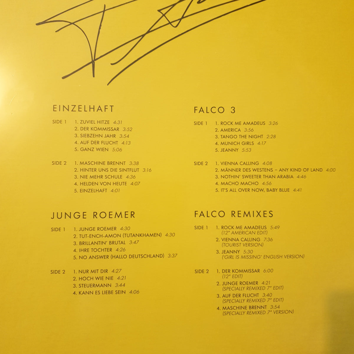 FALCO - THE BOX (COLOURED) (3LPs + 1x 12") BOX SET – GrevilleRecords