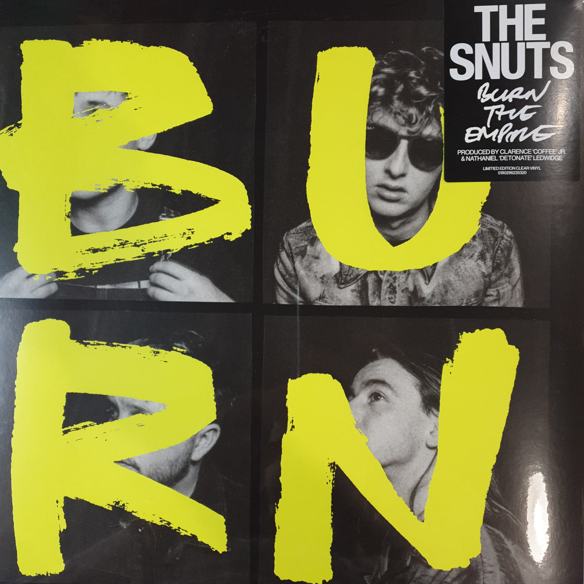 SNUTS - BURN THE EMPIRE (CLEAR COLOURED) VINYL – GrevilleRecords