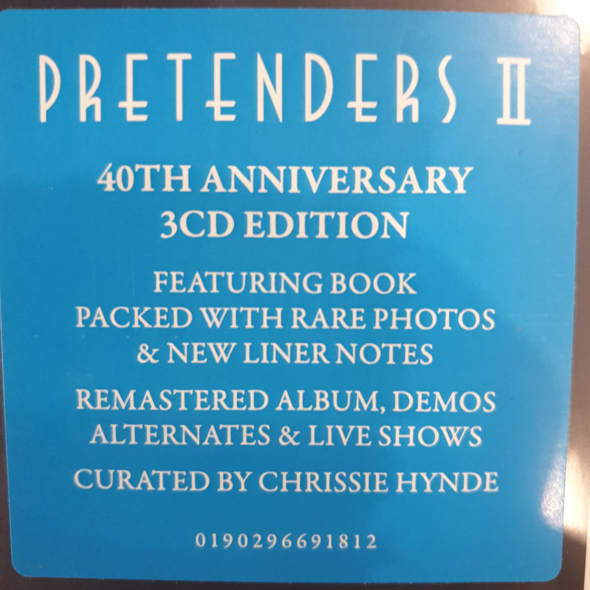 PRETENDERS - PRETENDERS II (3CD) SET – GrevilleRecords
