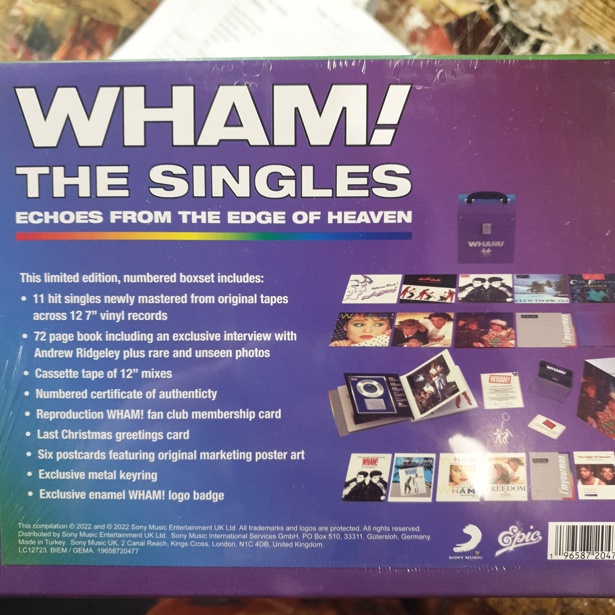WHAM - THE SINGLES (12x7" BOX SET) VINYL – GrevilleRecords