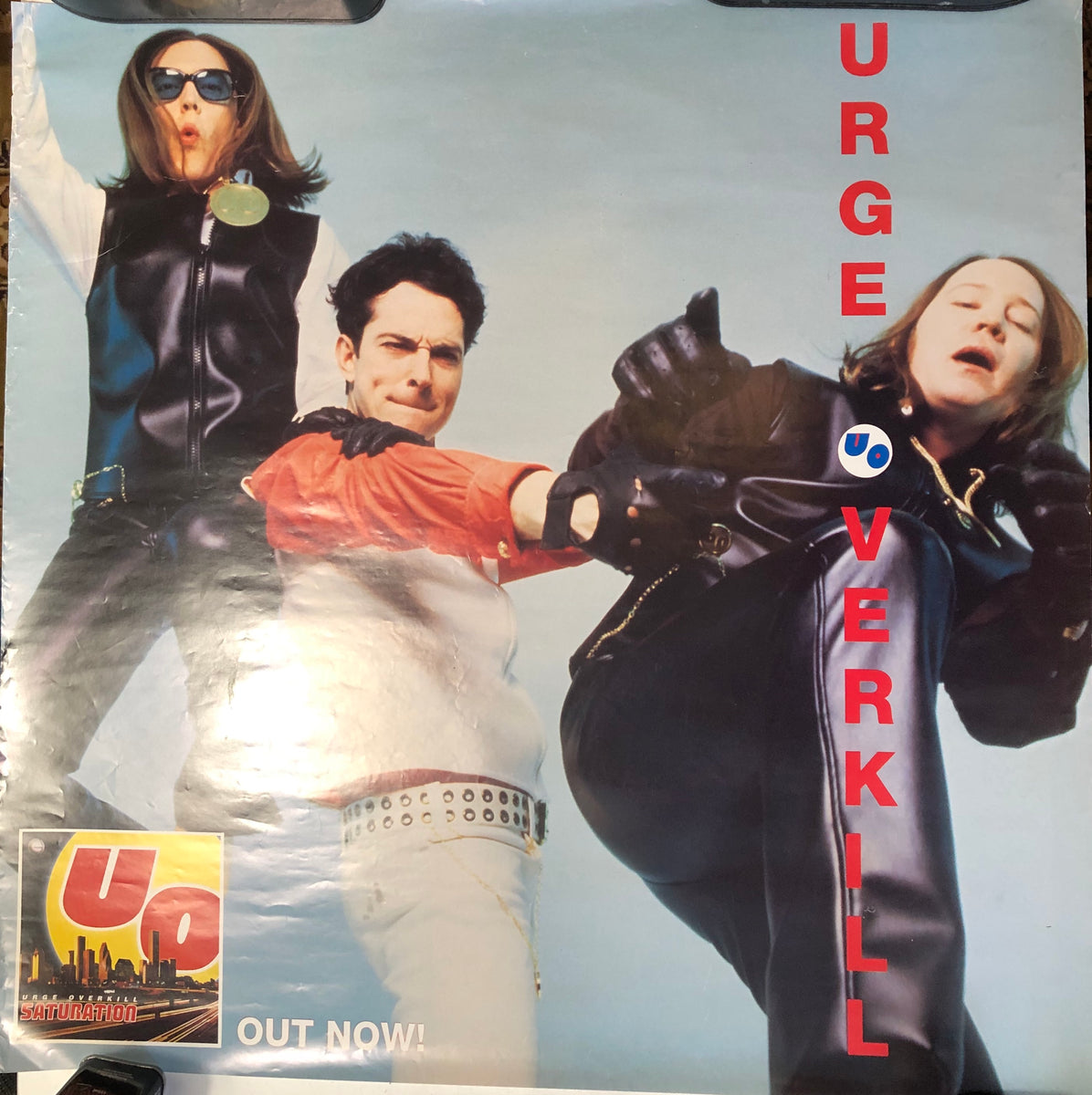 URGE OVERKILL - SATURATION (USED) PROMO POSTER – GrevilleRecords