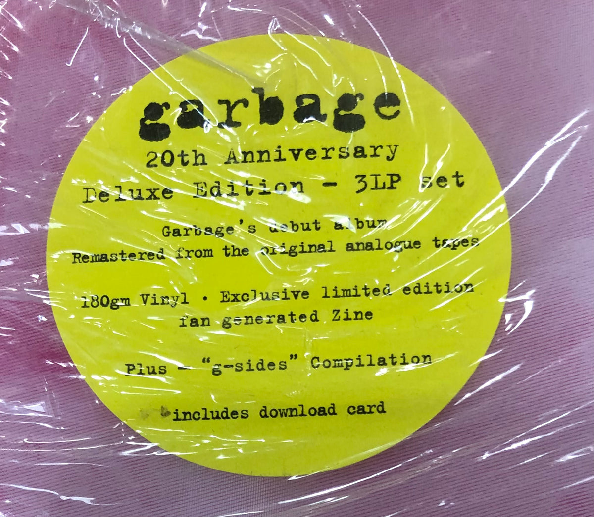 GARBAGE – GARBAGE (2 x LP + 12”) LTD EDN VINYL – GrevilleRecords