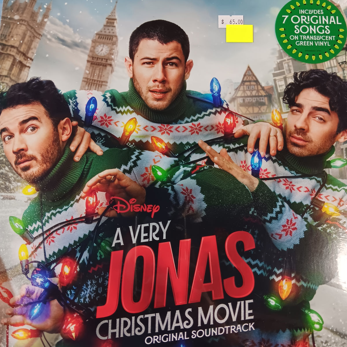 JONAS BROTHERS - A VERY JONAS CHRISTMAS MOVIE SOUNDTRACK (GREEN COLOUR ...