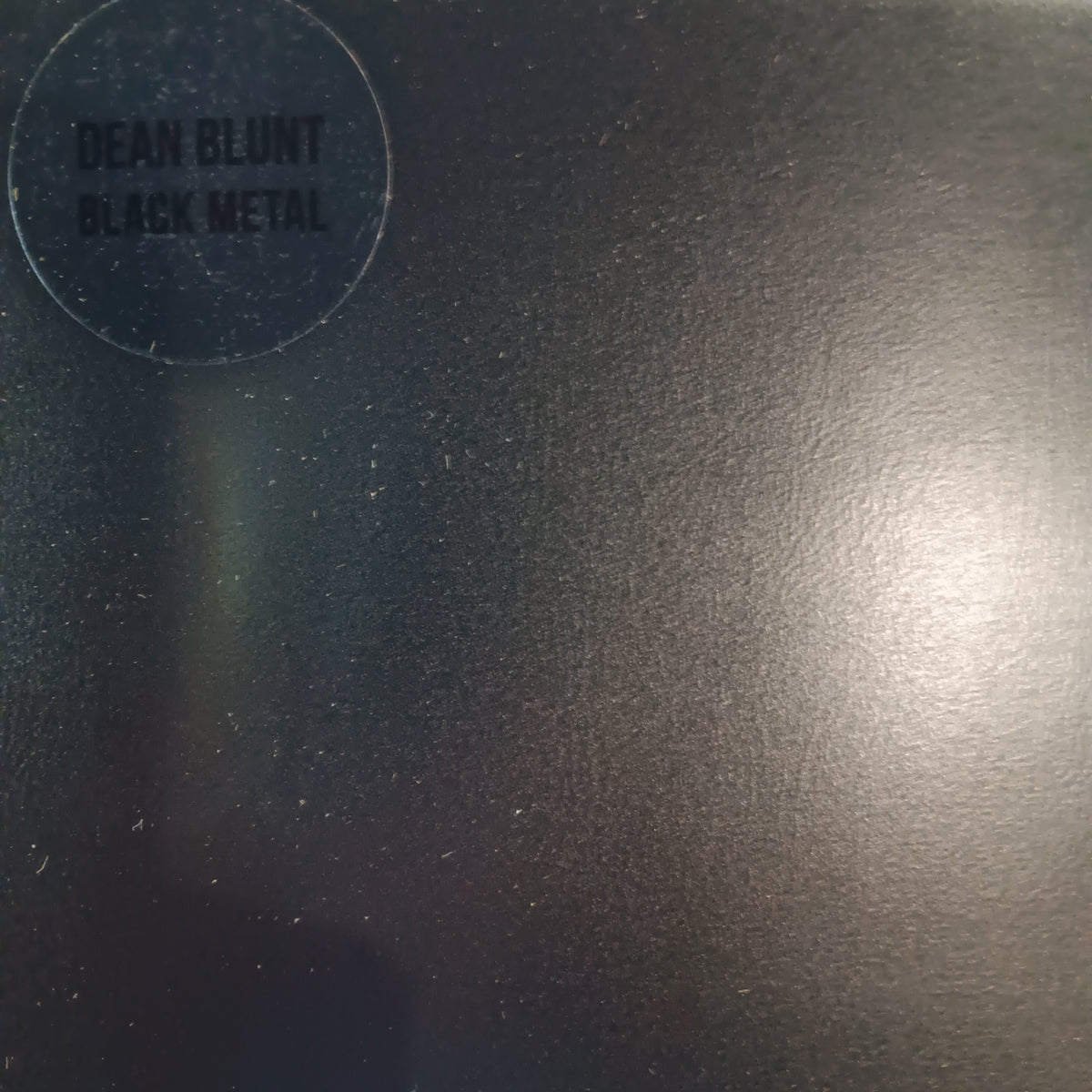 DEAN BLUNT - BLACK METAL VINYL – GrevilleRecords