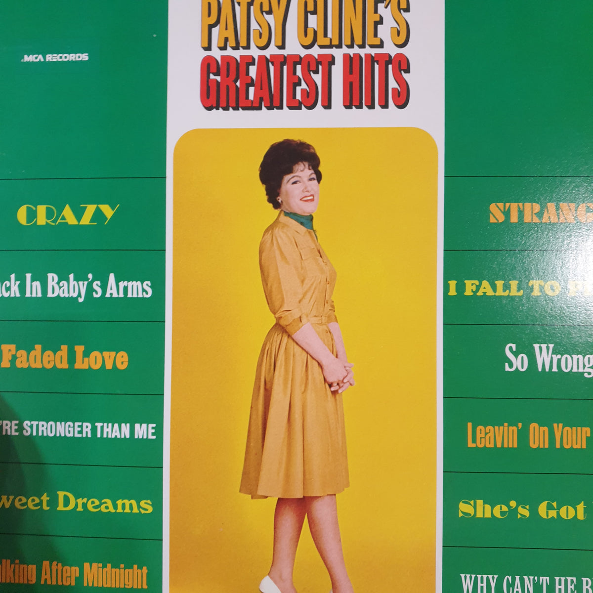 PATSY CLINE - GREATEST HITS (USED VINYL 1980 US M-/M-) – GrevilleRecords