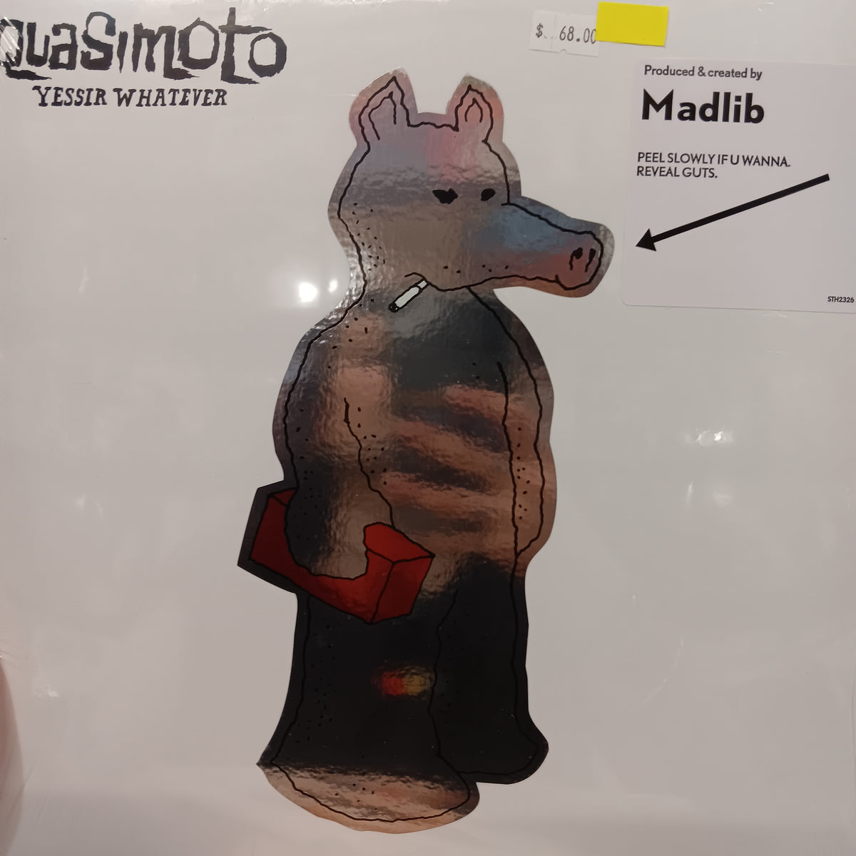 QUASIMOTO - YESSIR WHATEVER (WITH PEELABLE STICKER) VINYL – GrevilleRecords