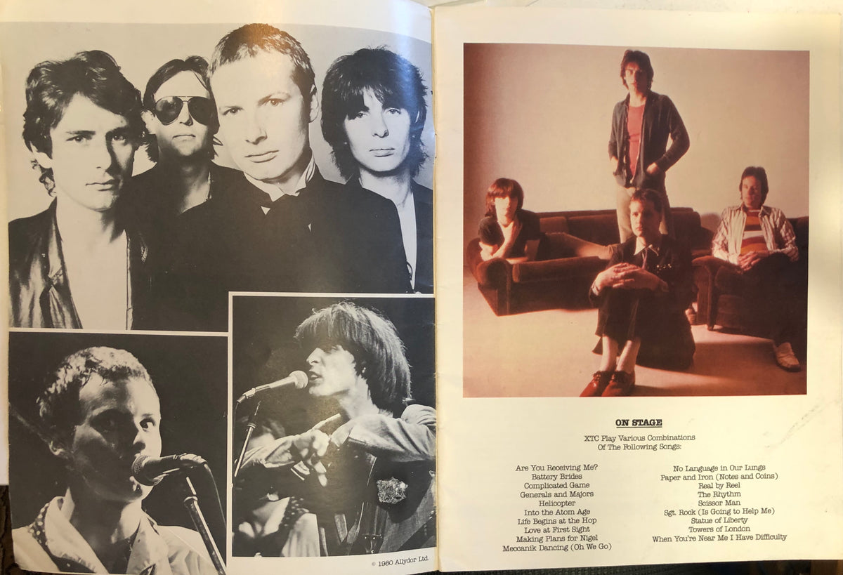 XTC - 1980 WORLD TOUR BOOKLET – GrevilleRecords