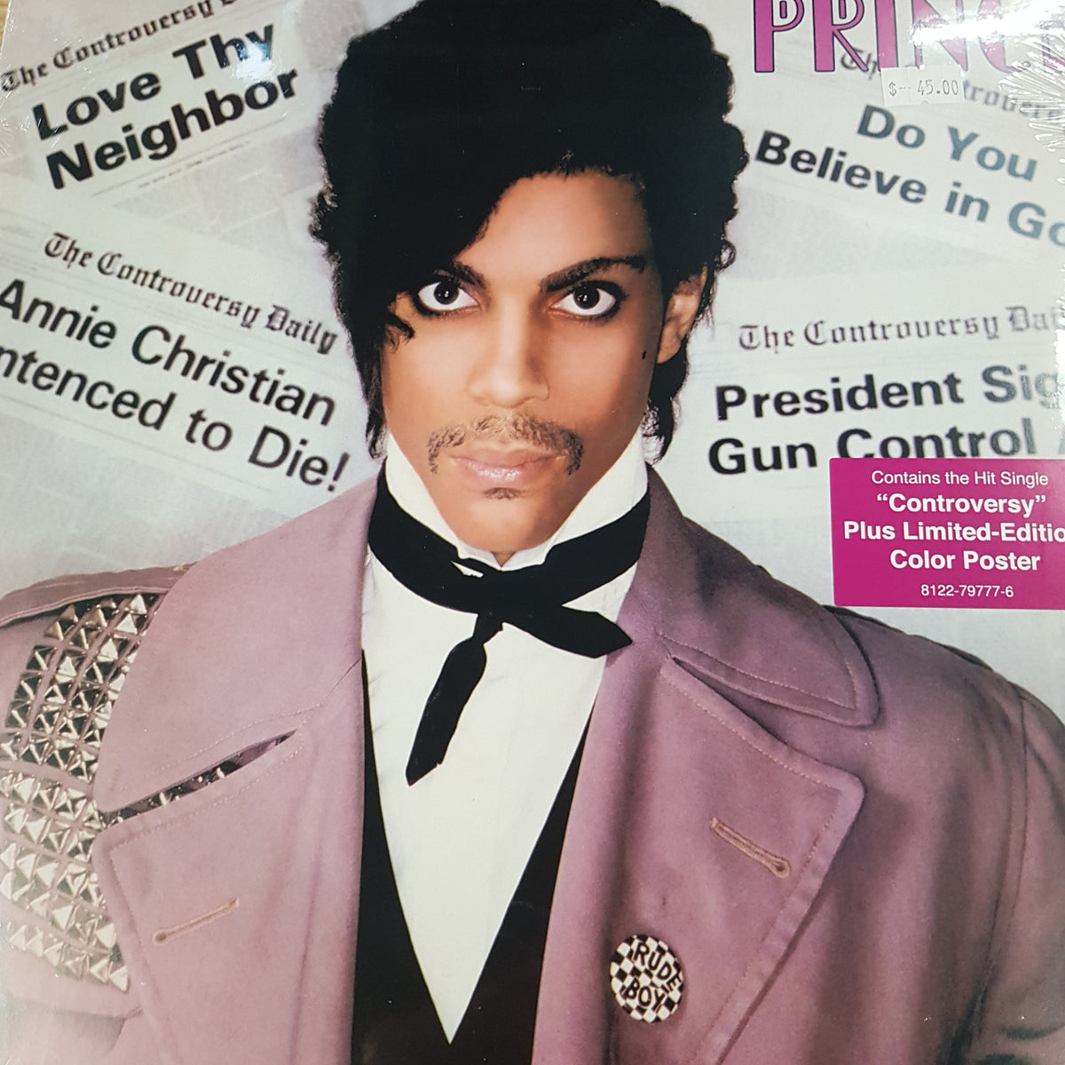 PRINCE - CONTROVERSY VINYL (LIMITED EDITION POSTER INCLUDED ...