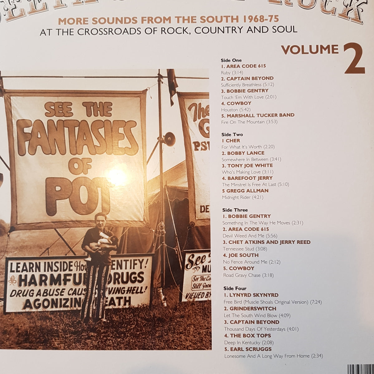 VARIOUS ARTISTS - DELTA SWAMP ROCK VOL 2 (2LP) VINYL – GrevilleRecords