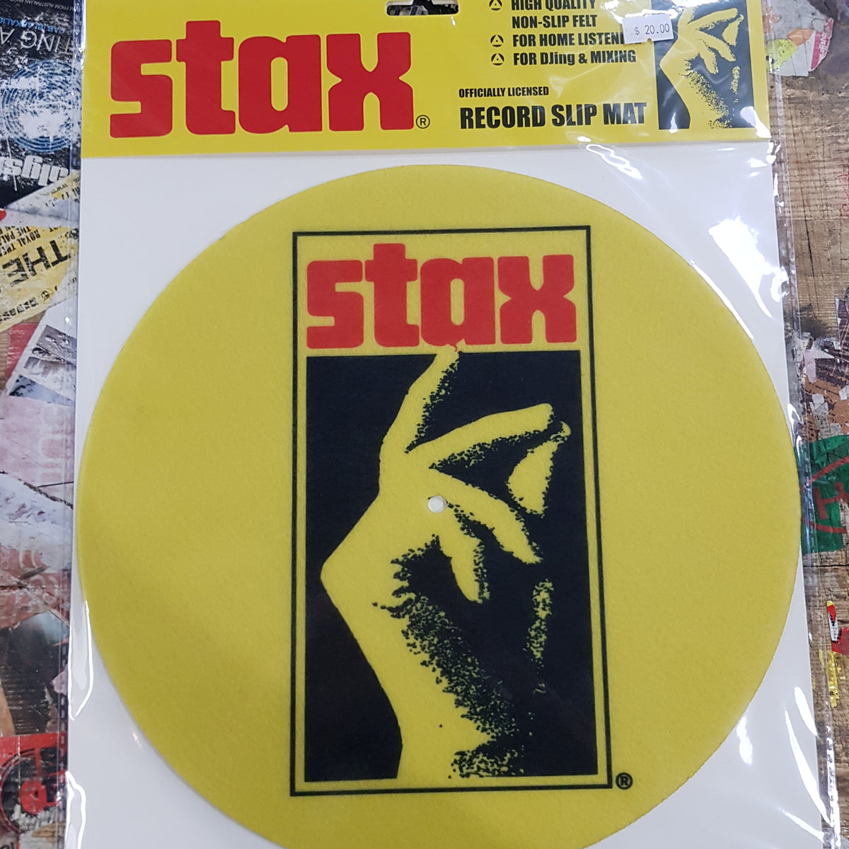 STAX - LABEL LOGO SLIPMAT – GrevilleRecords