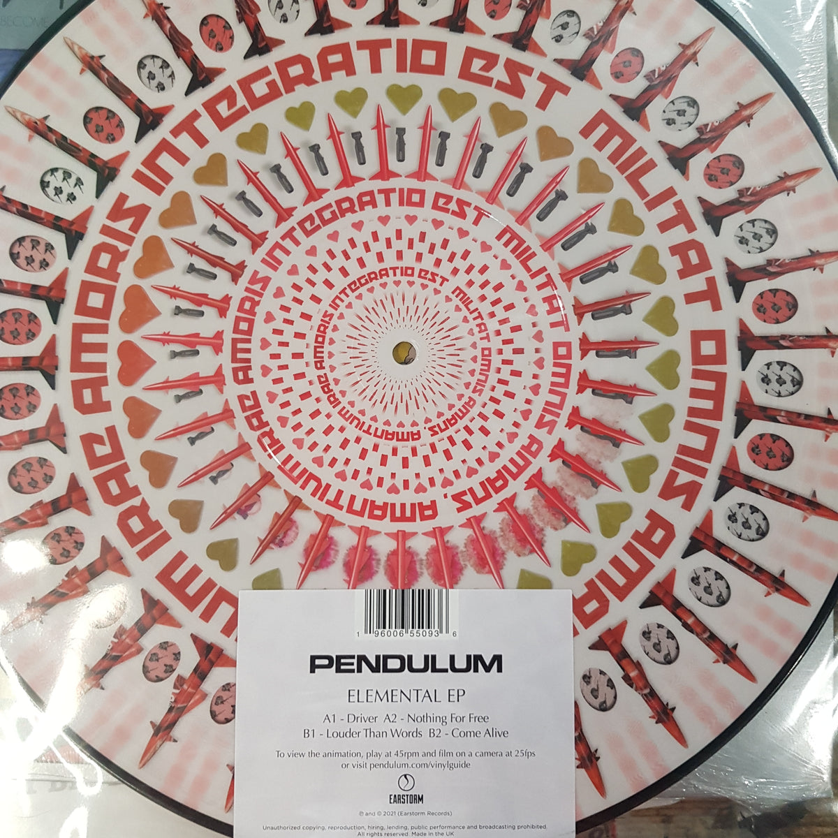 PENDULUM - ELEMENTAL (EP) (PIC DISC) VINYL – GrevilleRecords