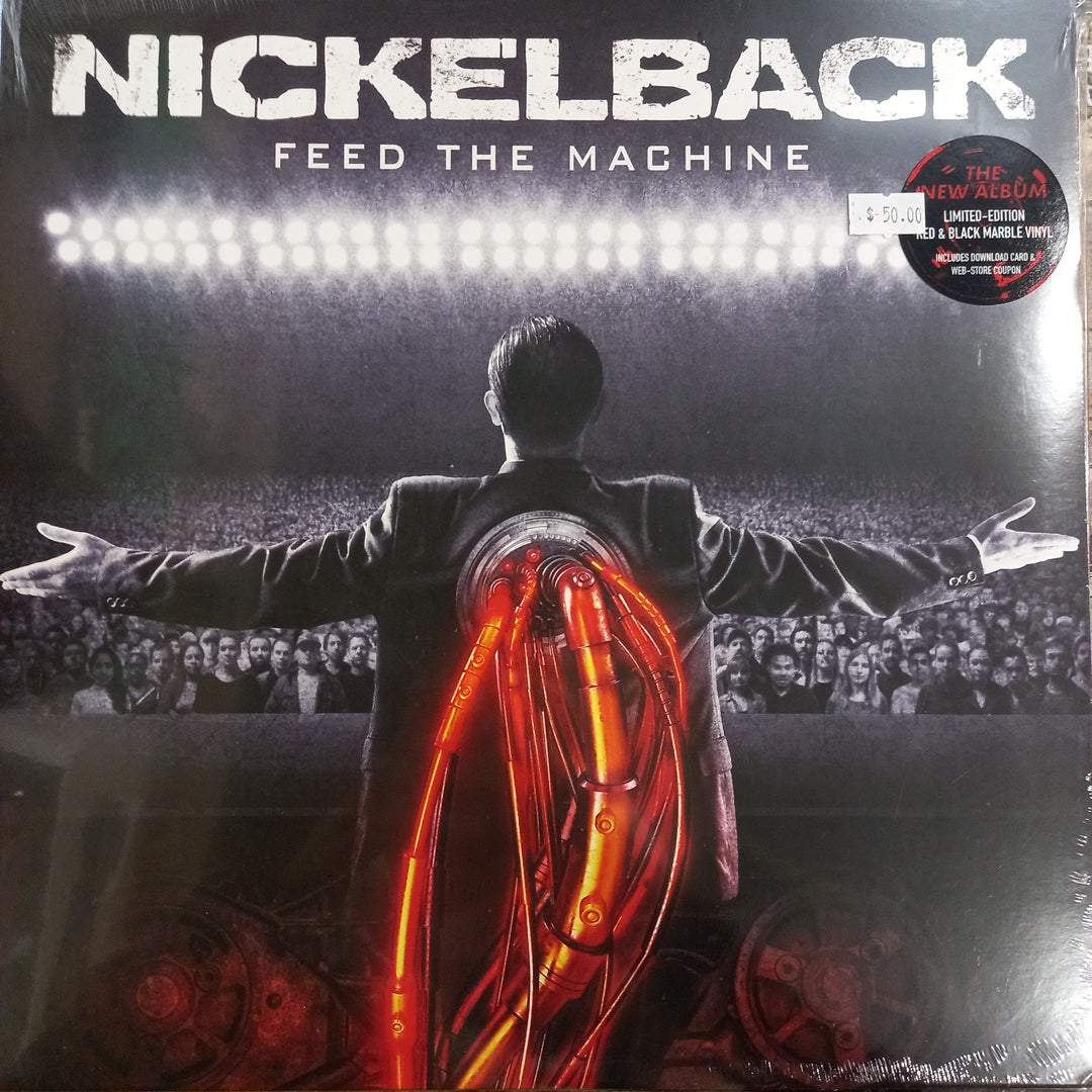 NICKELBACK - FEED THE MACHINE (RED AND BLACK) VINYL – GrevilleRecords