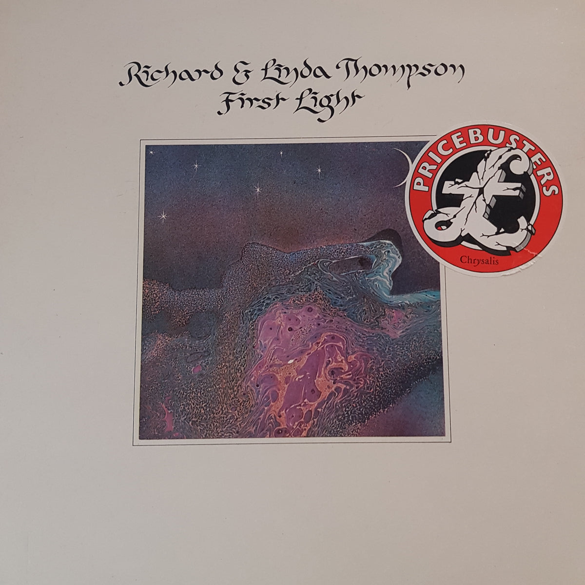 RICHARD & LINDA THOMPSON - FIRST LIGHT (USED VINYL 1978 UK M-/EX ...