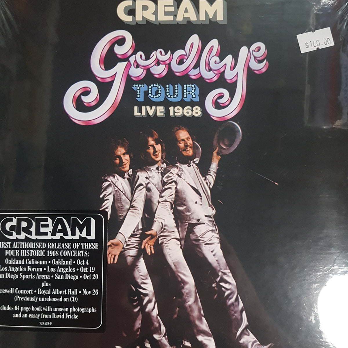CREAM - GOODBYE TOUR LIVE 1968 (4CD) BOX SET – GrevilleRecords