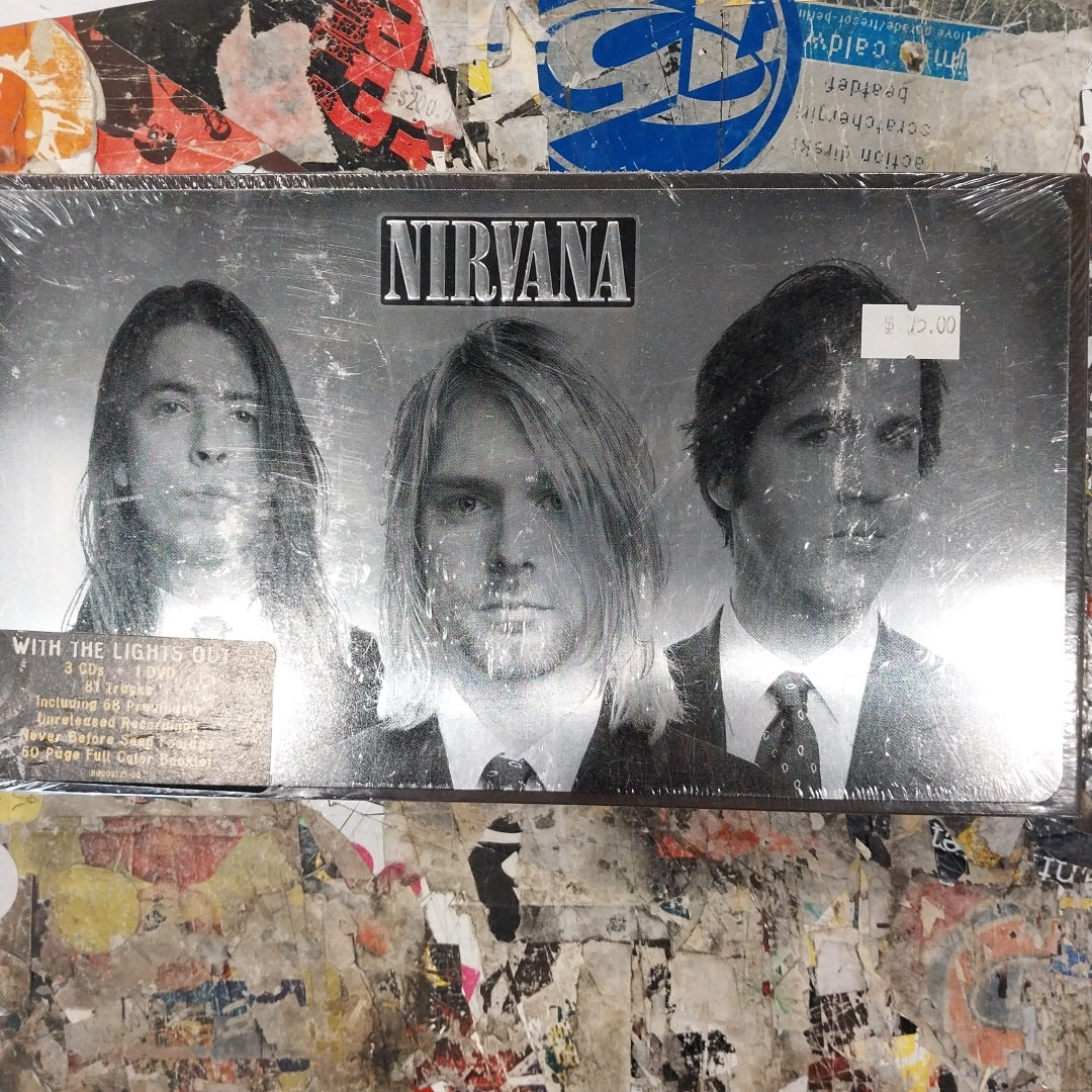 NIRVANA - WITH THE LIGHTS OUT 3CD 1DVD BOX SET – GrevilleRecords