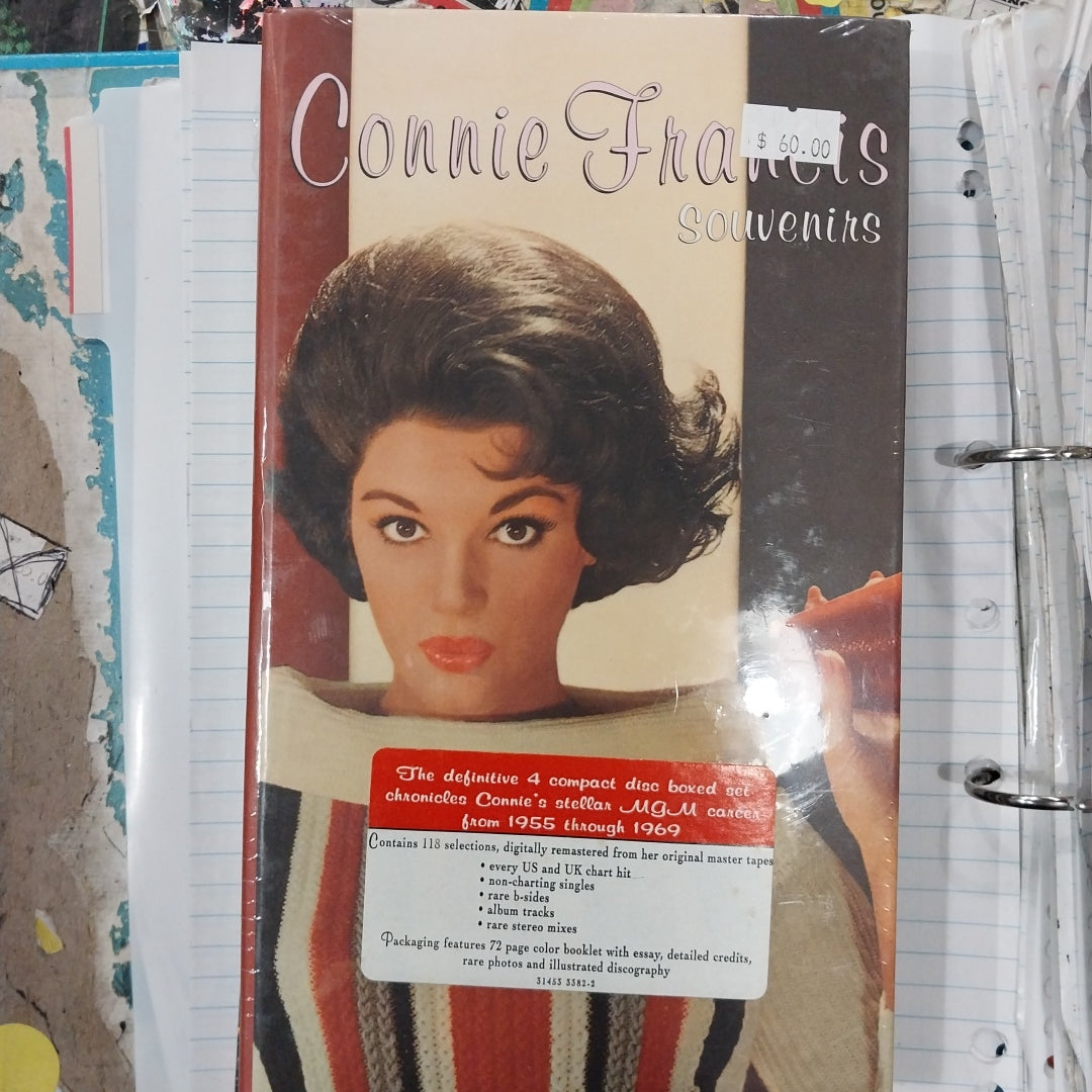CONNIE FRANCIS - SOUVENIRS 4CD BOX SET – GrevilleRecords