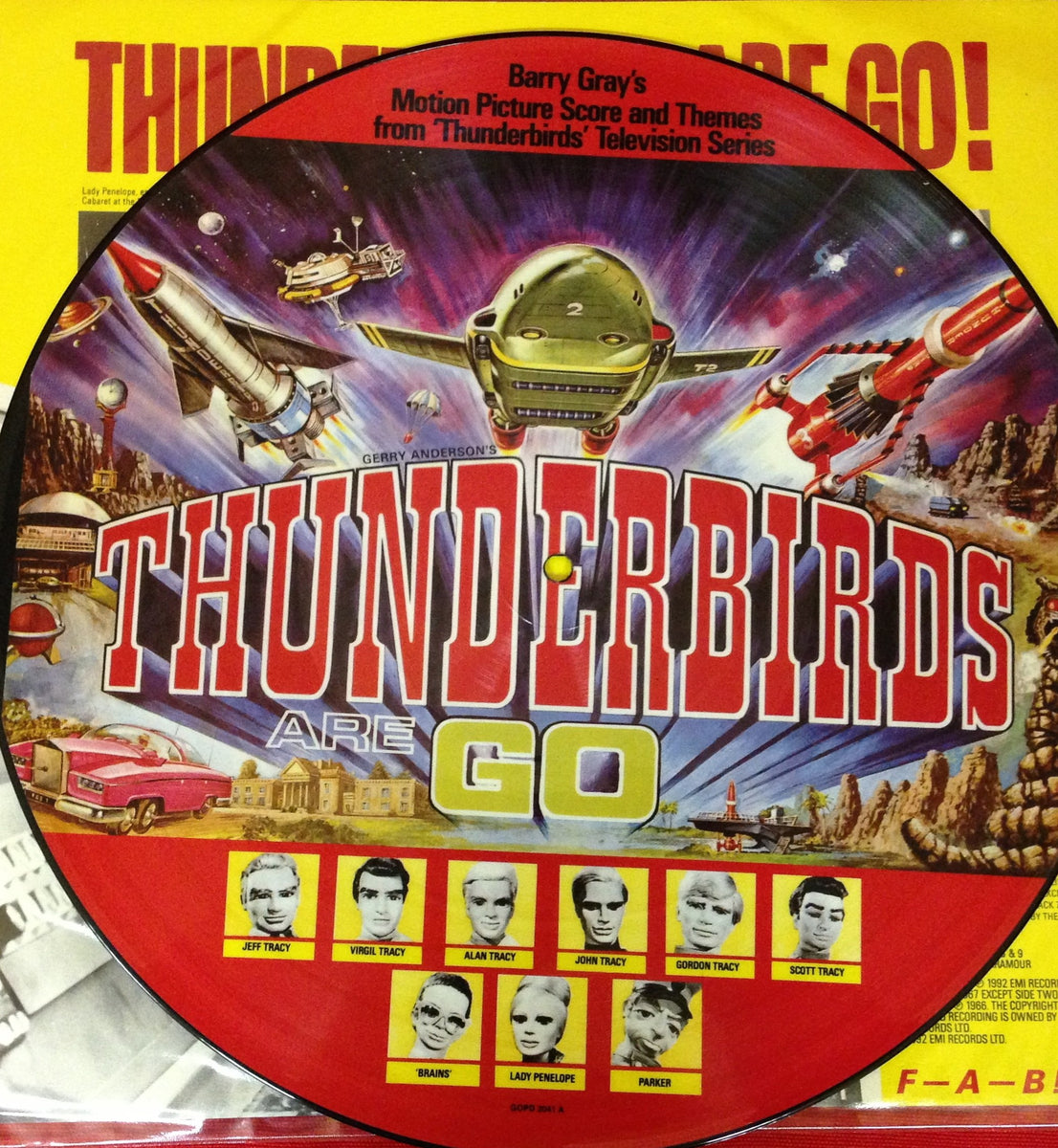 THE SHADOWS - THUNDERBIRDS ARE GO (PICTURE DISC) VINYL – GrevilleRecords