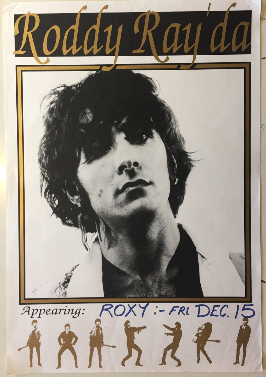 RODDY RAY'DA - BRISBANE GIG (CIRCA 1988 USED) POSTER – GrevilleRecords