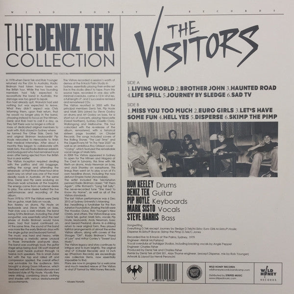 VISITORS - THE DENIZ TEK COLLECTION VINYL – GrevilleRecords