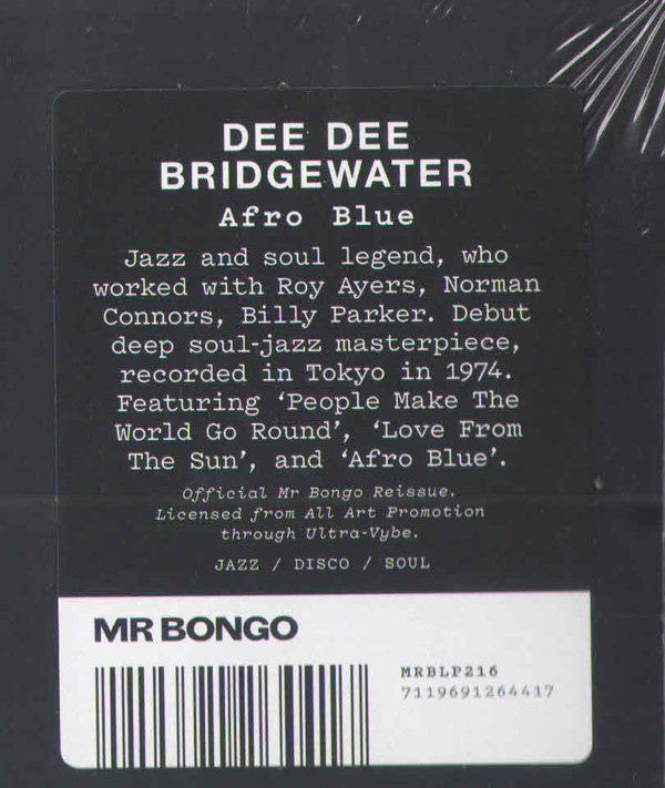 DEE DEE BRIDGEWATER - AFRO BLUE VINYL – GrevilleRecords