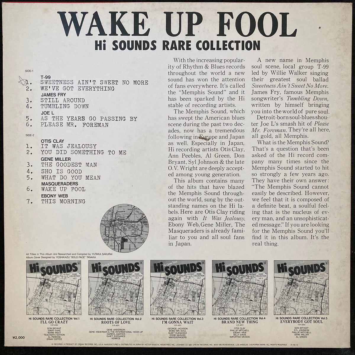 VARIOUS - WAKE UP FOOL : HI SOUNDS RARE COLLECTION VOLUME 6 (USED VINY ...