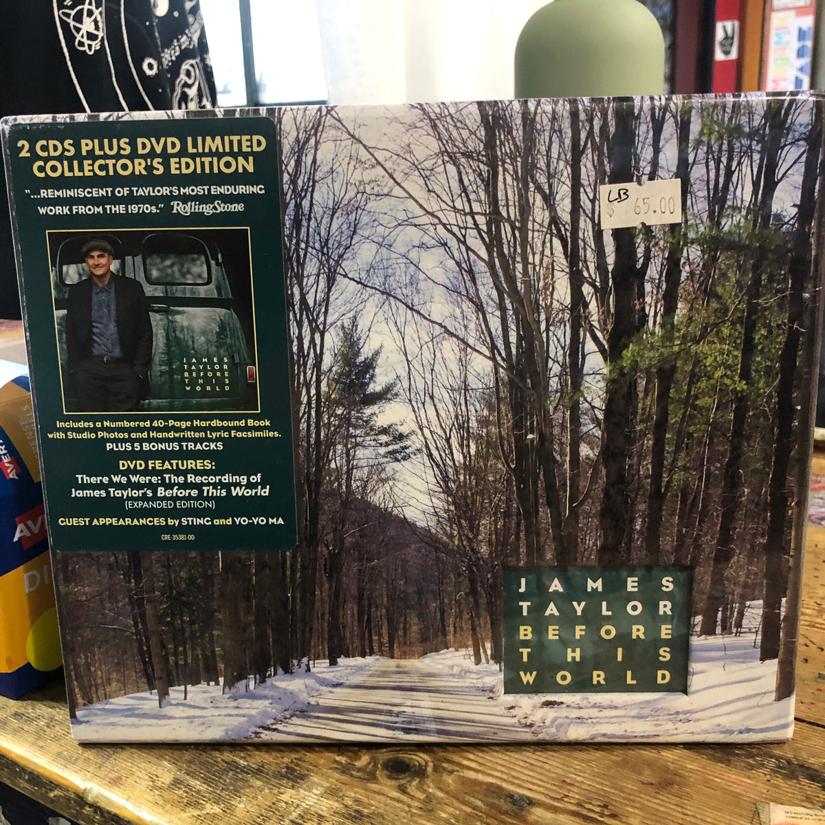 JAMES TAYLOR – BEFORE THIS WORLD (2 x CD + DVD BOX) – GrevilleRecords
