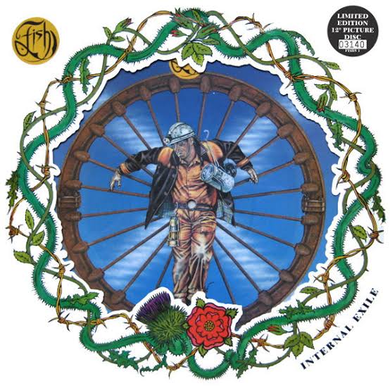FISH - INTERNAL EXILE (12" PICTURE DISC 1991 UK) – GrevilleRecords