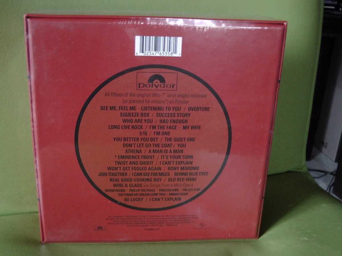 WHO ‎- THE POLYDOR SINGLES 1975-2015 (15X7") VINYL BOX SET ...